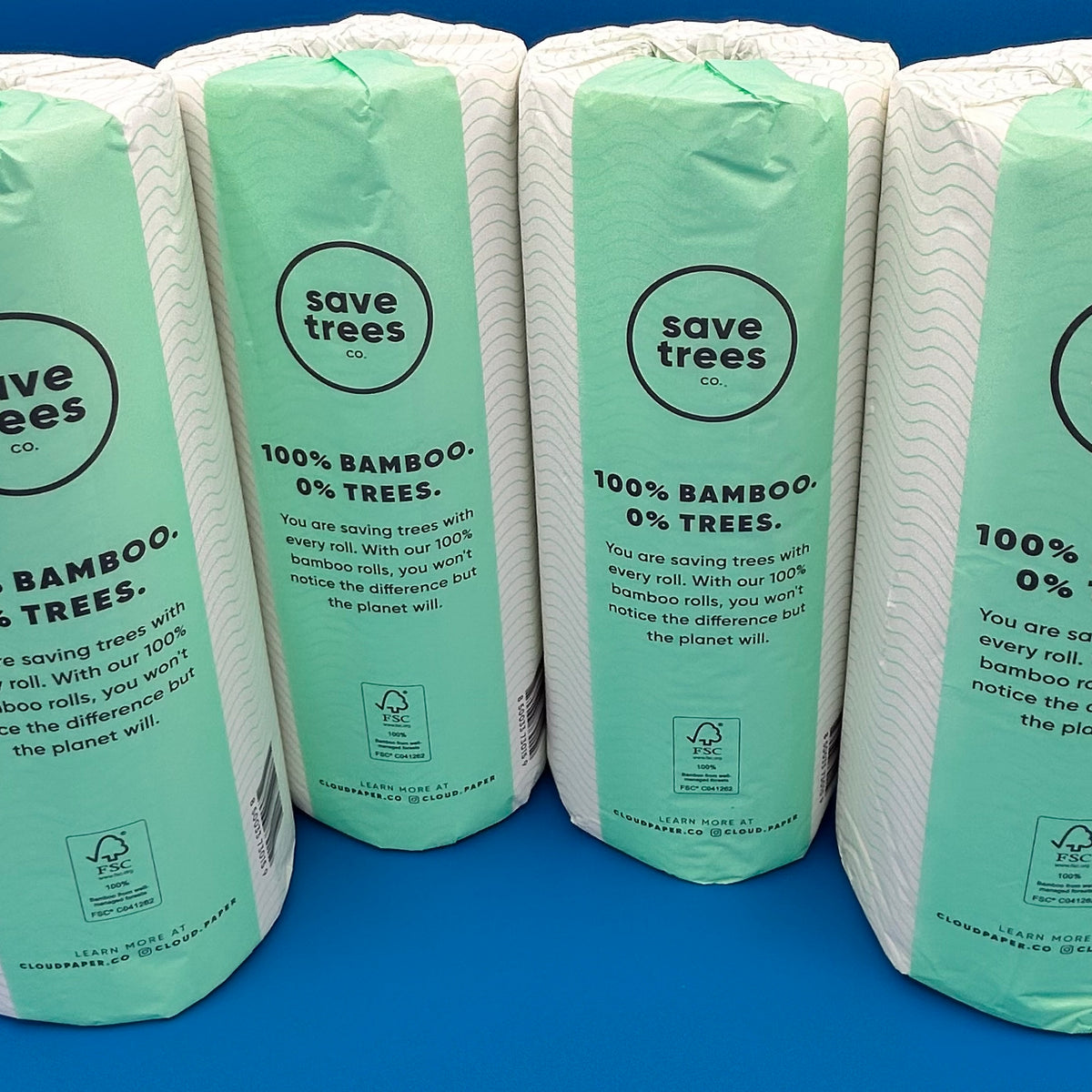 Save Trees, 4 Pack, Bamboo Paper Towels – Bee Zero Plastic